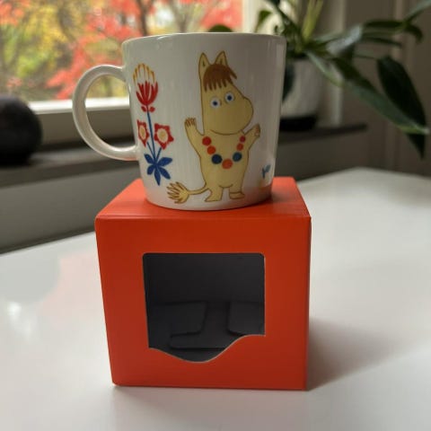 Arabia Muminmugg bokstaven H | Blocket