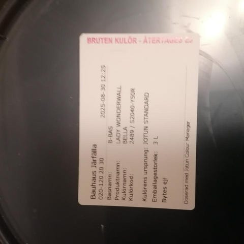 Oöppnad Målarfärg Alcro - Jotun Blushing Peach - burk 3.6 | Blocket