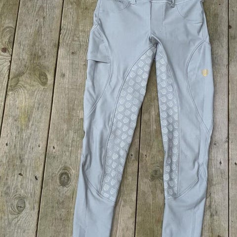 Marinblå helskodda ridtights från Maya Delorez stl M | Blocket