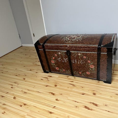 Antique, 2 Light Cast Brass Wall Sconce, Limoges Sevres Style | Blocket