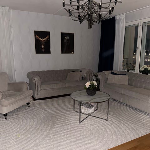 Chesterfield Summet Bäddsoffa Grön | Blocket