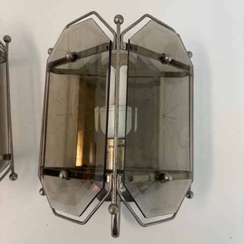 Antique, 2 Light Cast Brass Wall Sconce, Limoges Sevres Style | Blocket