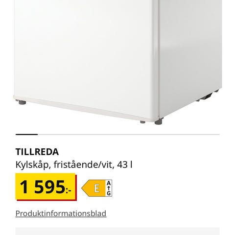 Elektro Helios Kylskåp Höjd 175cm. | Blocket