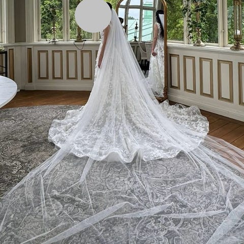 Brudslöja vit satin one size | Blocket