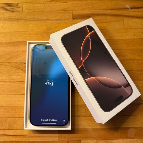 iPhone 16 Pro 256 GB Sand | Blocket