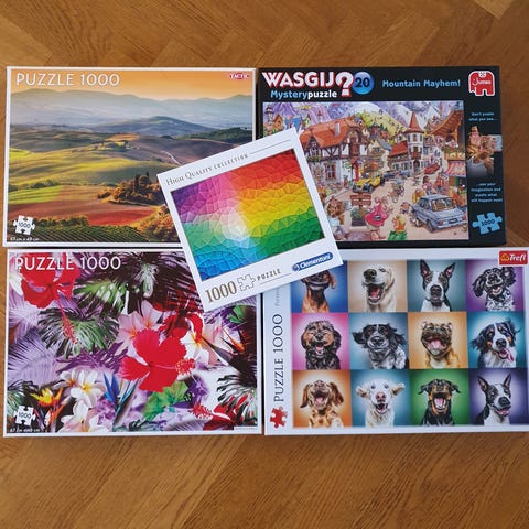 Puzzel 1000 bitar 68x45 cm | Blocket