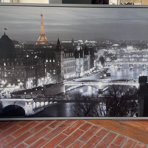 Poster med bild över Manhattan i svartvitt | Blocket