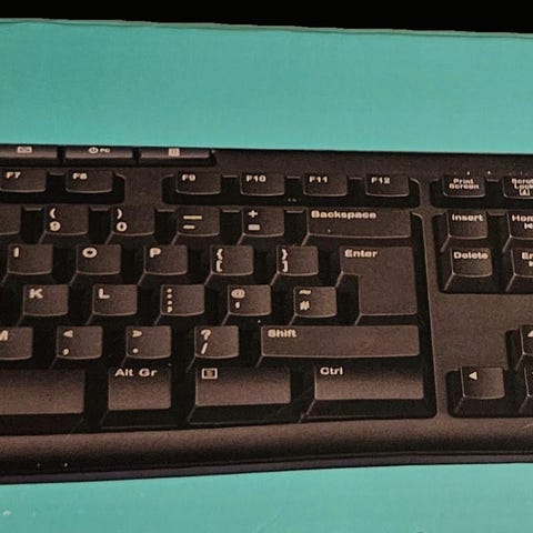 Svart trådbundet tangentbord USB | Blocket