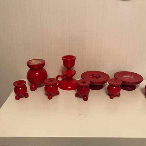 Aarikka Tealjushållare Röd Juldekoration | Blocket