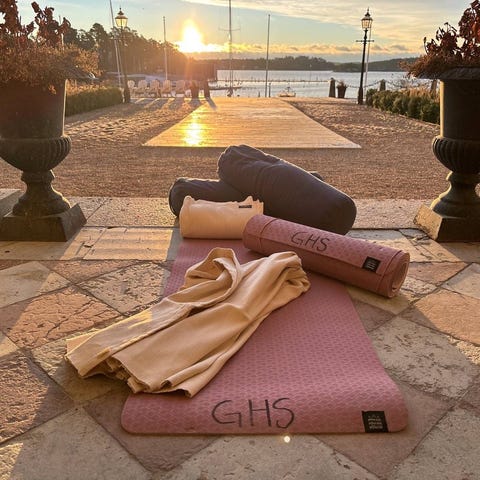 Gaiam Yoga Block Lila | Blocket