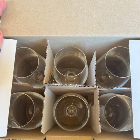 Okänt Märke Glas Vinglas Transparent | Blocket