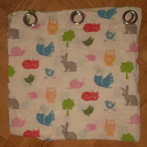 IKEA Barn Gardiner Blå med mönster | Blocket