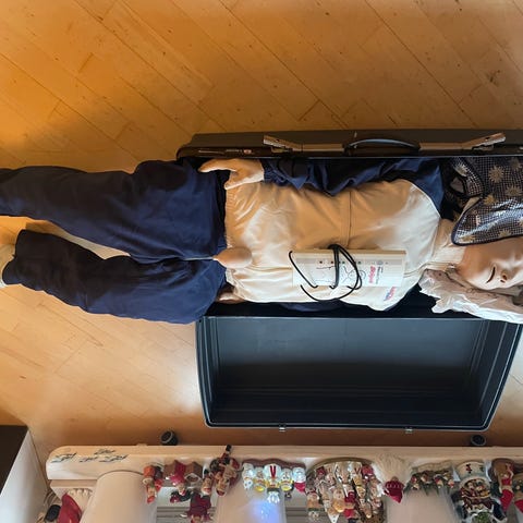 ResMed AirMini CPAP-maskin med AirFit P10 mask, som ny | Blocket