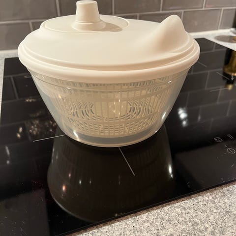 Retro färgad salladsslunga | Blocket