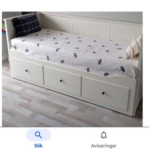 IKEA Holmsund Bäddsoffa med Talgje Bäddmadrass | Blocket