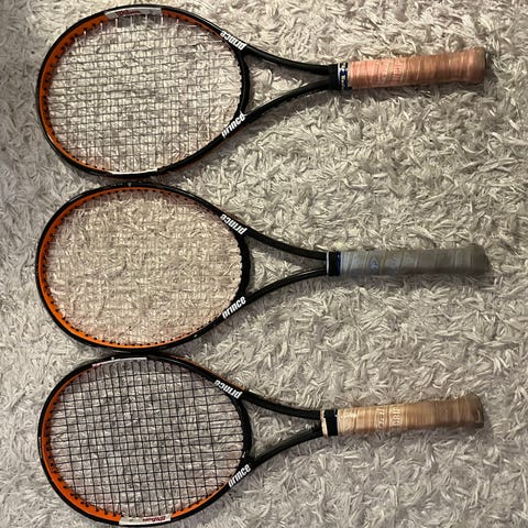 Prince O3 Black tennisracket med fodral | Blocket