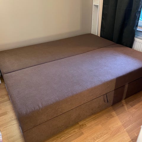 GE BUD-måste bort fort! Skön kontinentalsäng , 160x200 | Blocket