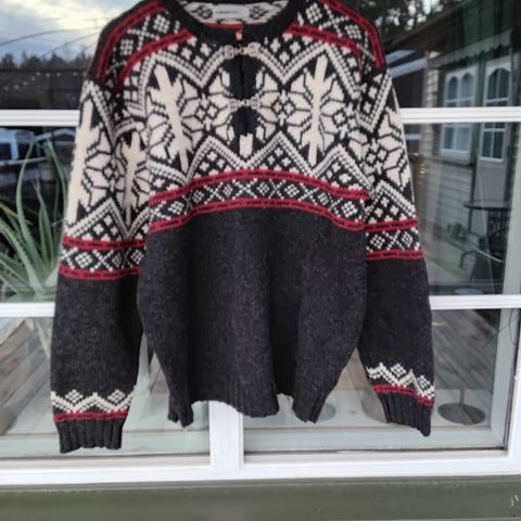 Shetlandströja i 100% ull. Ulltröja Helt ny! | Blocket