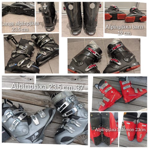 Alpinpjäxor Dam/Jr/Barn Atomic 23.5 | Blocket