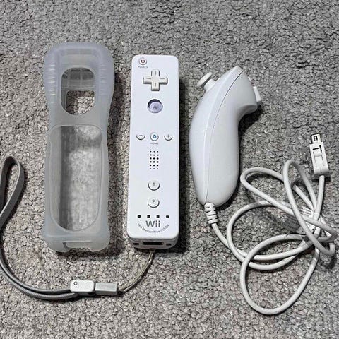 Nintendo Wii Nunchuk handkontroll svart | Blocket