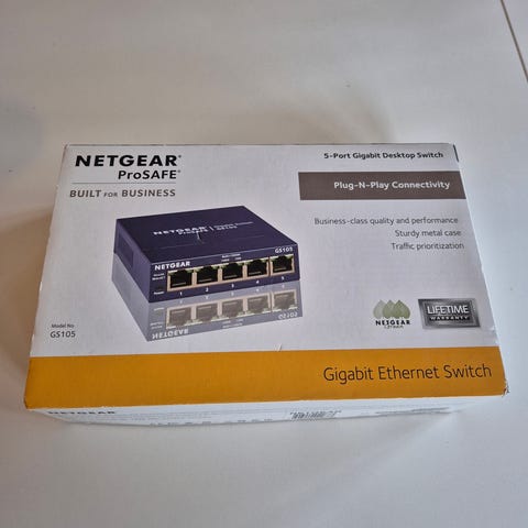 Netgear GS108T nätverksswitch | Blocket