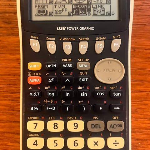 CASIO Grafräknare 7400Glll | Blocket