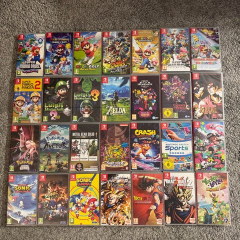 Nintendo Switch Spelpaket 5 spel | Blocket