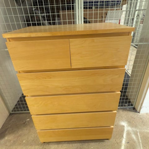 Malmbyrå Ek 4 lådor | Blocket