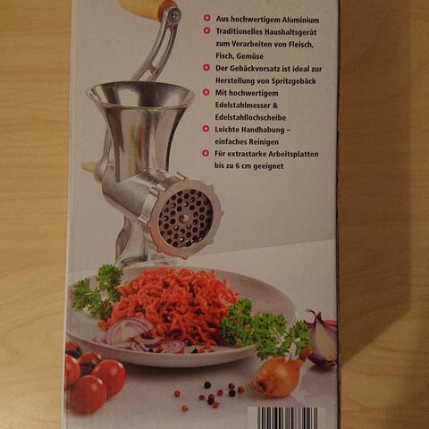 Bosch köttkvarn tillbehör – nyskick i originalkartong | Blocket