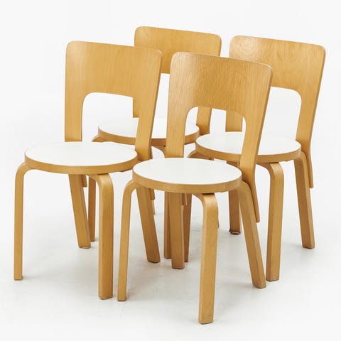 IKEA Henriksdal matstolar 6-pack grå-beige tyg | Blocket