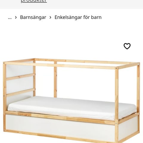 KURA vändbar enkelsäng | Blocket