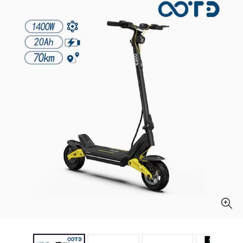 E-Wheels E7 elscooter – Dubbel motor 2400 W | Välservad | Blocket