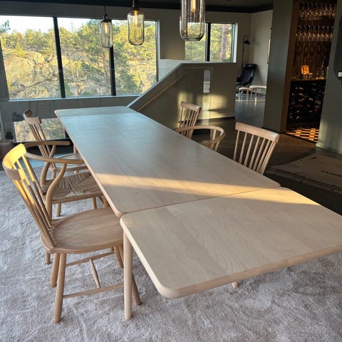 Miss Holly matbord i björk, 175 x 82 cm | Blocket