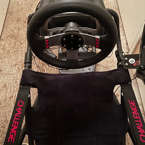 Racing ratt, pedaler och stol | Blocket