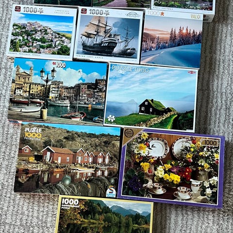 Pussel med motiv barn utomhus | Blocket