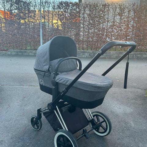 Cybex priam platinum - barnvagn soho grey | Blocket