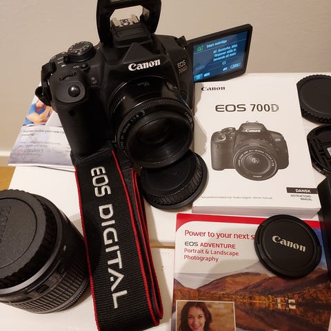 Canon EOS 760D + 50mm f/1.8 STM – utmärkt skick | Blocket