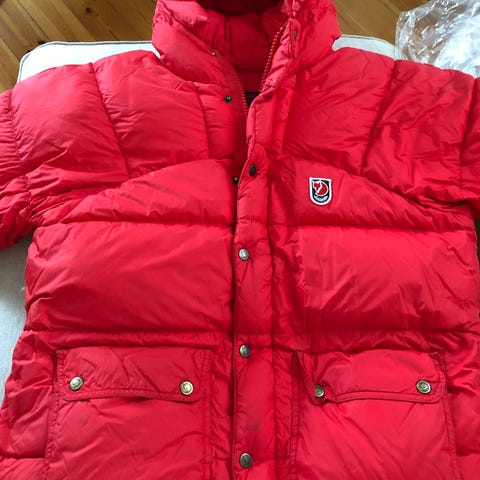 Fjällräven dunjacka gul | Blocket