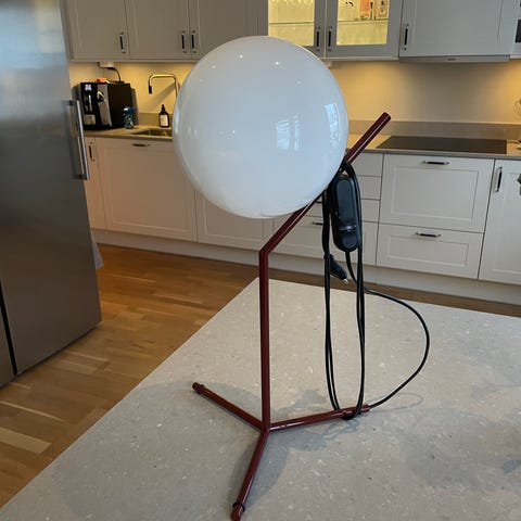 Flos Taccia Svart bordslampa | Blocket