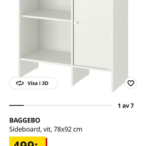 Ikea Malm 4 lådor vit | Blocket