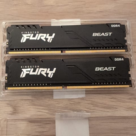 16gb Kingston DDR4 3200Mhz FURY Beast RGB | Blocket