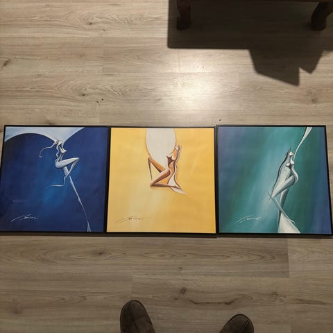 Sarah Bibra tavla | Blocket