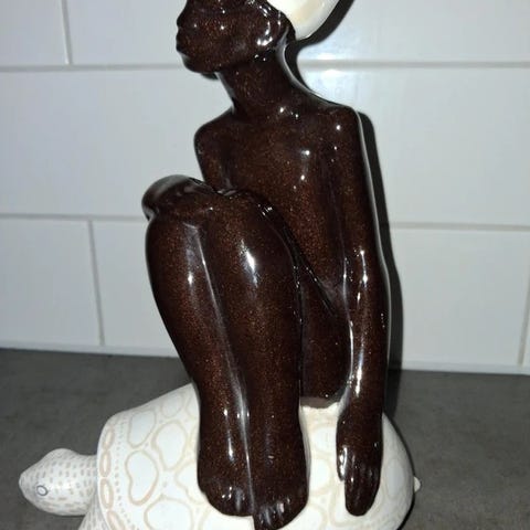 Svensk handgjord keramik skulptur figurer Wessman modern konst ...