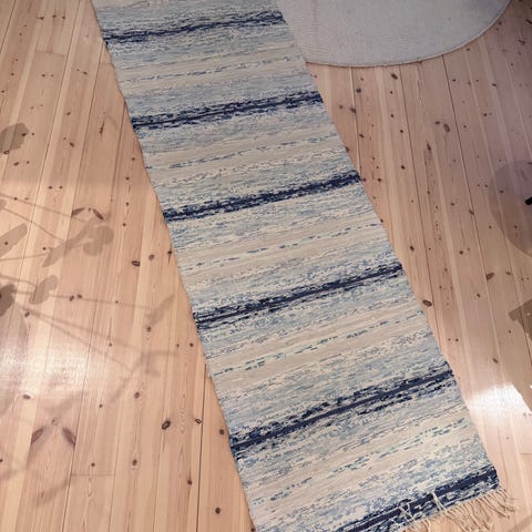 Trasmatta 75x200 blå/gul/vit | Blocket