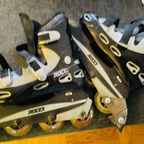 Inline-skridskor Roces + skydd (Oxelo) komplett set | Blocket