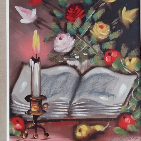 Antik religiös lentikulär vippbild krucifix - 1800-tal | Blocket