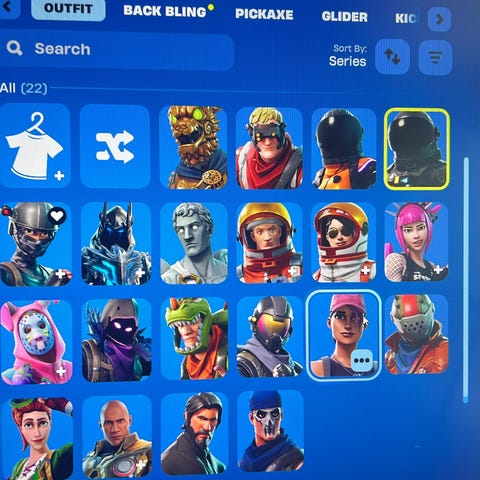 Epic Games Fortnite konto digitalt spelkonto med skins och kosmetiska ...
