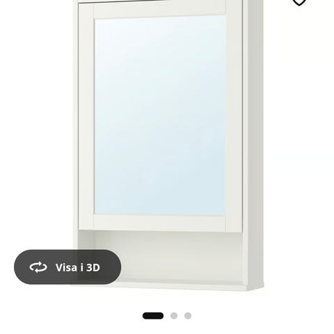 HEMNES Spegelskåp med 2 dörrar | Blocket