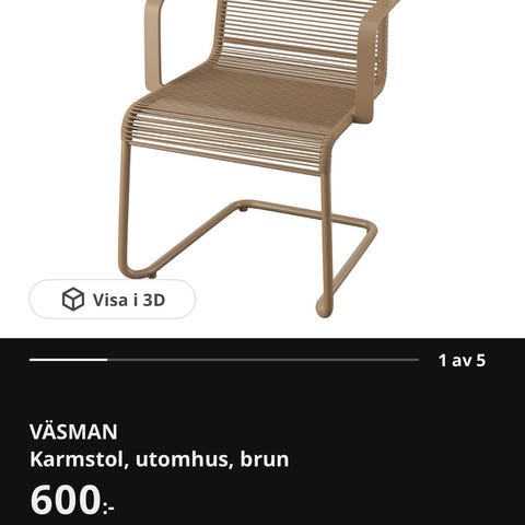 Helt nytt matbord med stolar (Oöppnad kartong) | Blocket