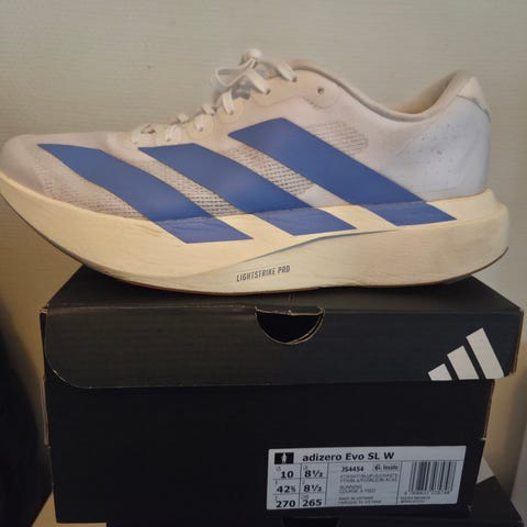 Adidas adizero evo sl amg stl 42,2/3 svart/gul | Blocket